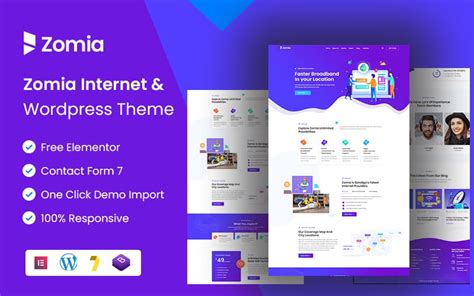 Isp Website Templates 66 Best Broadband And Internet Service Web Themes