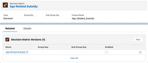 Create A Decision Matrix Salesforce Trailhead