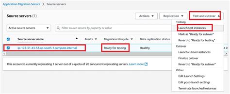 Multi Region Server Migration Using AWS Application Migration Service