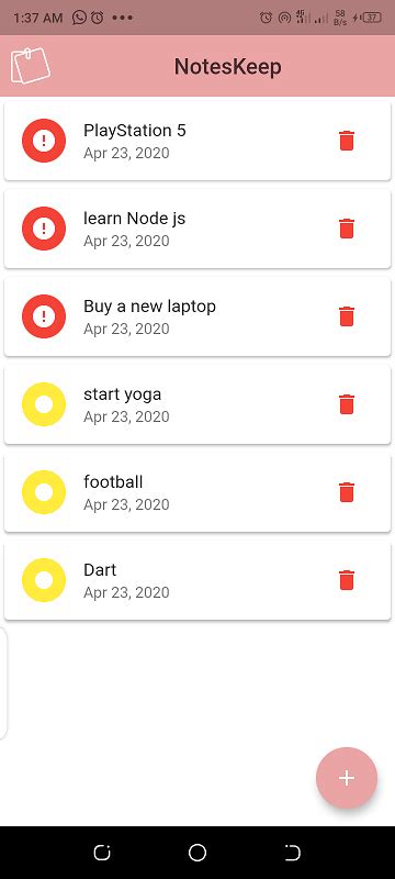 GitHub Kutigbolahan FlutterNotesKeep A Flutter App That Uses Sqflite Database To Perform CRUD