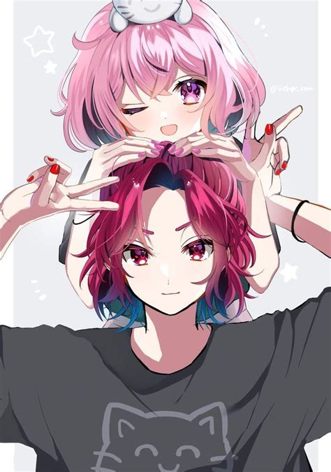 Intkrgranm Digital Art Anime Red Hair Men Anime