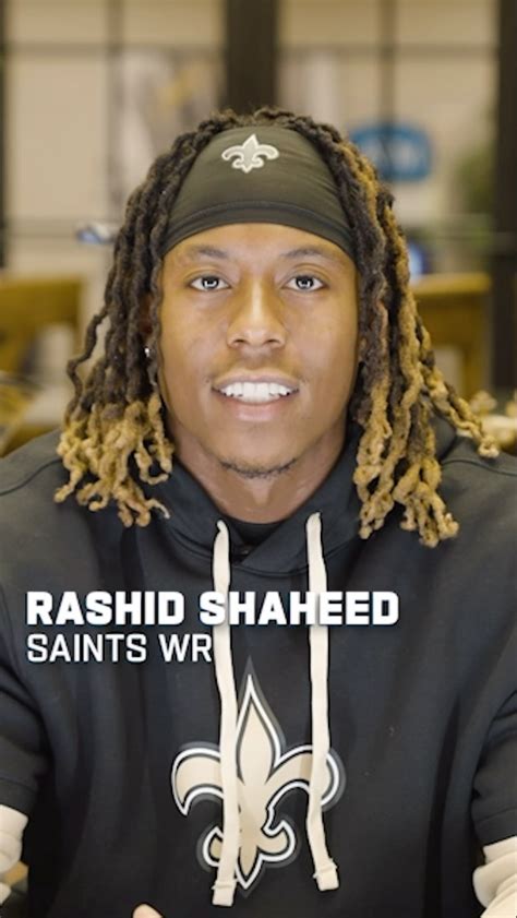 Nfl Play Football Rashid Shaheeds Love Of Football Started Early And Has Helped Propel Him