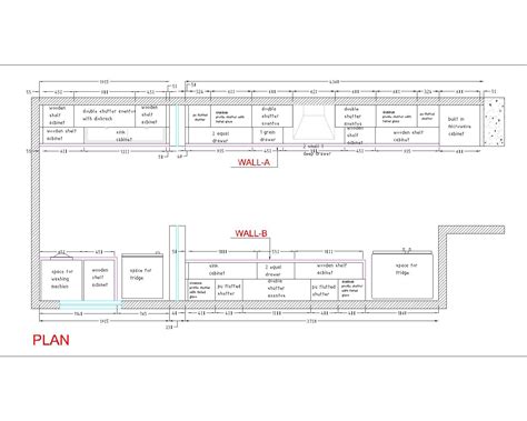 Kitchen 2d Floor Plan Kitchen Elevation Plan Drawing Kitchen Plan