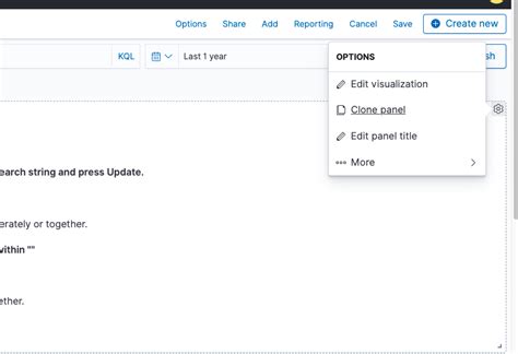 Customize Date Range Not Appearing In Visualization Gear Icon Kibana