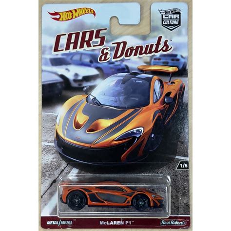 Hot Wheels Premium Mclaren P1 [hw Car Culture Cars And Donuts] Shopee