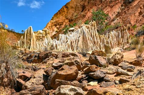 Red Tsingy Tsingy Rouge Near Diego Suarez Madagascar Stock Image