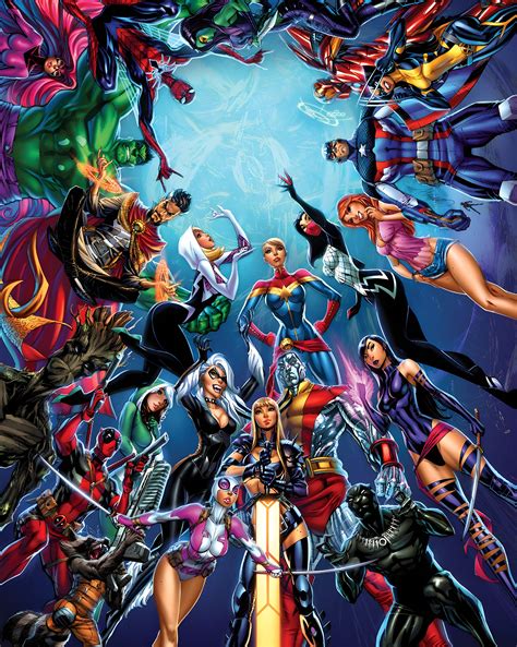 J Scott Campbell J Scott Campbell X Men Blue 1 Variant Cover 2017