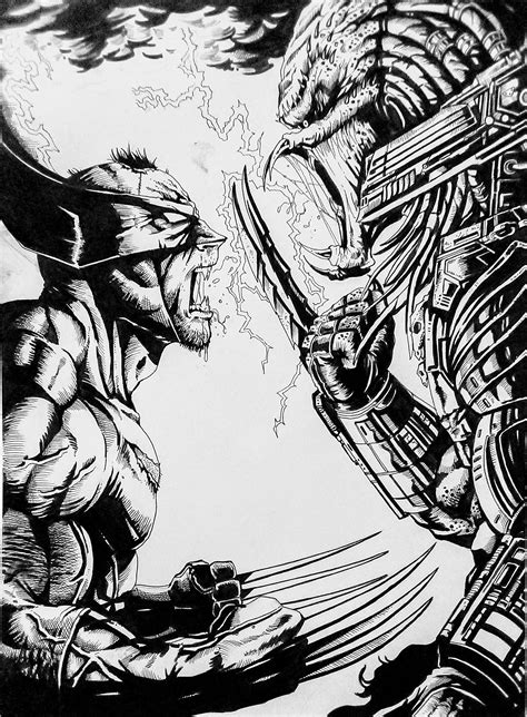 Wolverine Vs Predator Original Fanart By Samuraiknox On Newgrounds