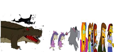 Eeyore And His Team Running From Ichy And Dil By Benhughes14 On Deviantart