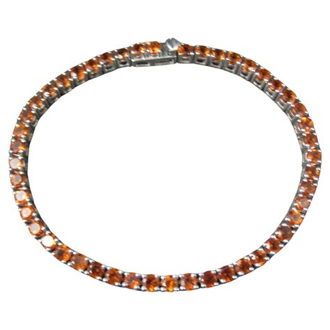 Sterling Blue Topaz Tennis Bracelet 75 Inches Chuck Clemency At