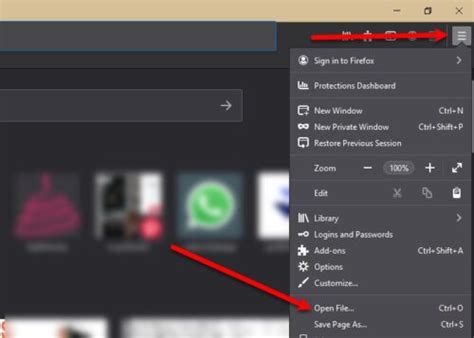how to open local files on chrome edge or firefox