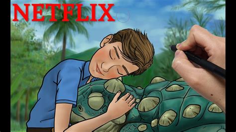 Love│ben And Bumpy♥ From Jurassic World Camp Cretaceous│how To Draw A