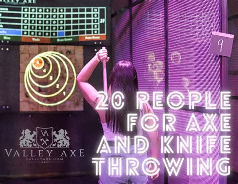 20 Player Axe Throwing Party Chatham Valley Axe