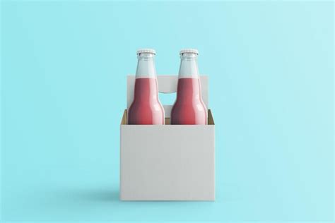 52000 Beer Box Packaging Mockup Pictures