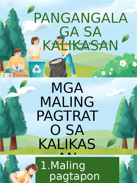 Pangangalaga Sa Kalikasan Pdf