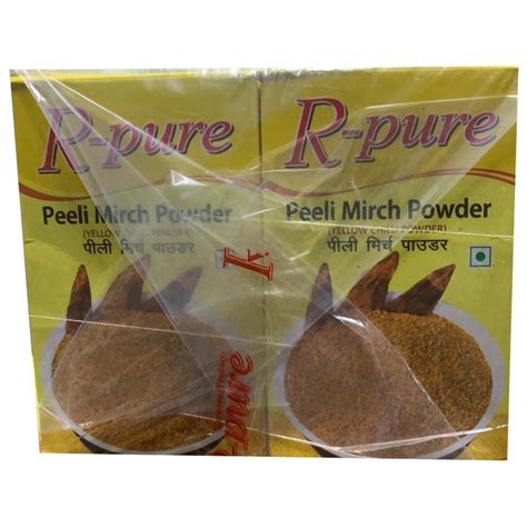 Spicy R Pure Peeli Mirch Powder 100g Packaging Type Box At Rs 137