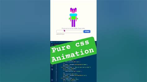 Make Zippy Smile Captcha Css Animation Codingcssanimation Animation