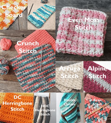 100 Different Types Of Crochet Stitches Patterns With Pictures A More Crafty Life