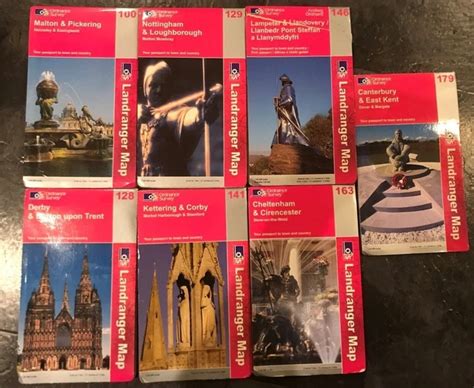 Ordnance Survey Landranger Maps England And Wales 1970s To 2000s Eur 1 46