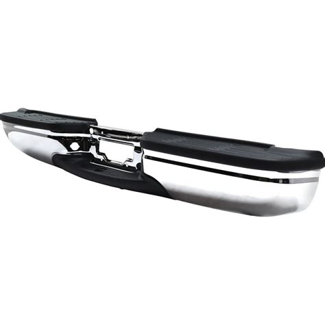 Rear Step Bumper Assembly Chrome Steel For 1999 2007 Ford F 250 F 350