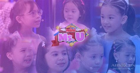 Endearing Mini Miss U Acting Moments That Truly Captured Our Hearts Abs Cbn Entertainment