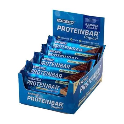 Barra De Proteína Exceed Proteinbar Original Display C 20 Barras De 25g