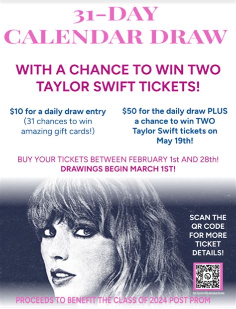 Class Of 2024 Post Prom Committee Hosts Calendar Draw Fundraiser