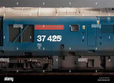 Class 37 Diesel Locomotive Pride Of The Valleys Br Blue Livery Stock