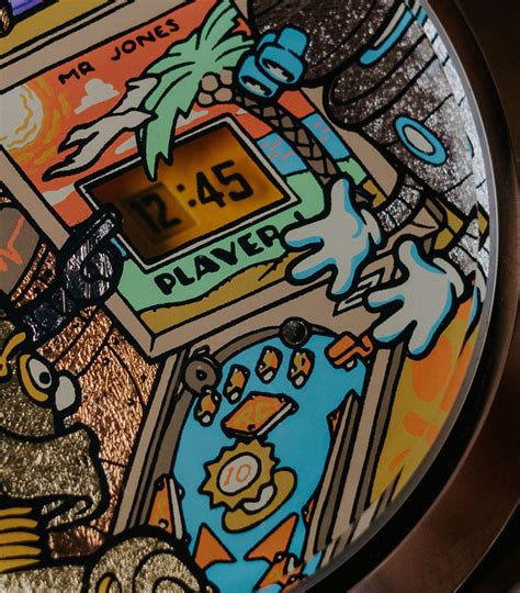Ricochet Xl 45mm Pinball Inspired Watch Ryan Claytor X Mr Jones Watches