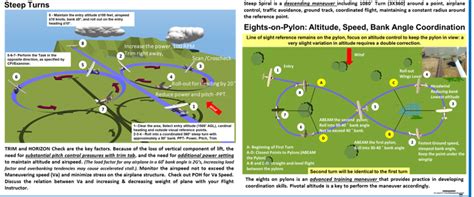 Commercial Pilot Visualized Flight Training Maneuvers Poster Size 27