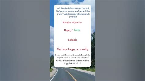 Part 16 Belajar Verb Noun Adverb Dan Adjective Sekaligus Belajar