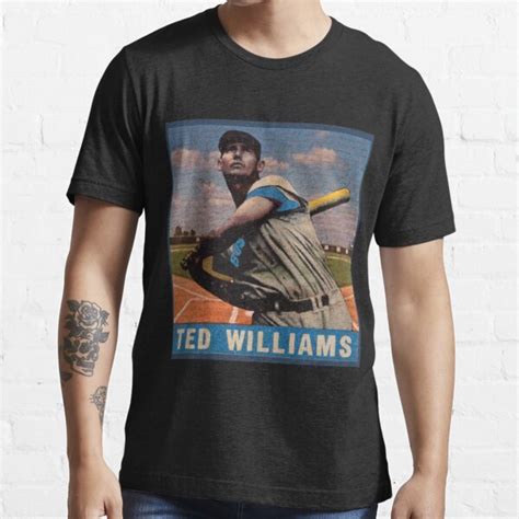 Ted Williams T Shirt For Sale By Valentinahramov Redbubble Ted