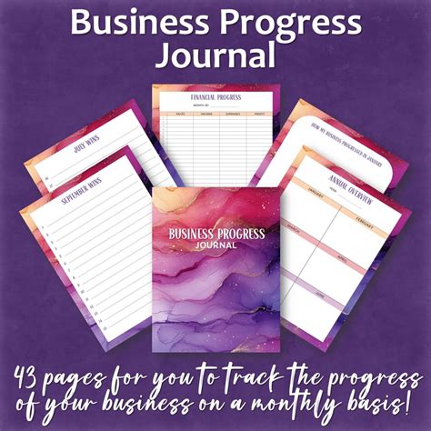 Business Progress Journal Journals And Planners Oh My