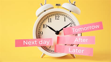 Avoiding Procrastination