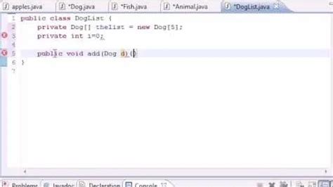 How To Create A Class To Hold Objects When Java Programming Java