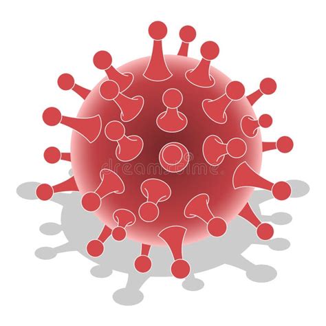 3d Isometric Flat Vector Set Of Viruses And Microbes Item 9 Stock