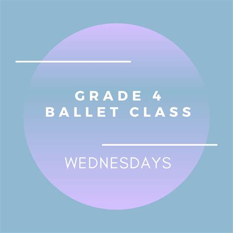 Grade 4 Ballet Wednesdays Brighton Ballet School