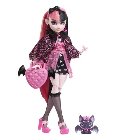 Monster High Draculaura Doll With Pink And Black Hair Fashion