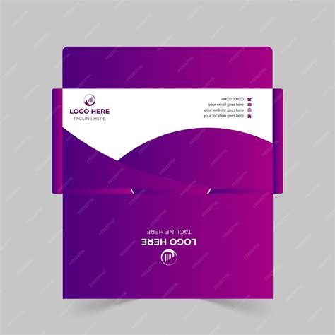 Premium Vector Envelope Design Template