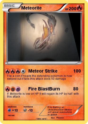 Pokémon Meteorite 58 58 Meteor Strike My Pokemon Card
