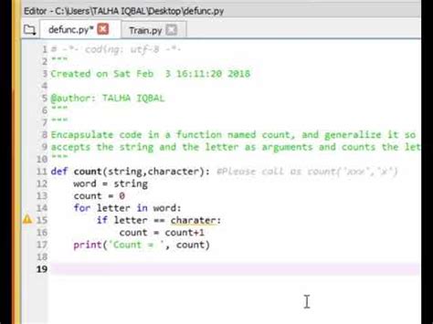 How To Define A Function In Python YouTube