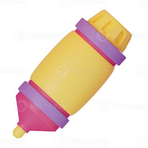 Cute Cartoon 3d Marker Pen Rendering 29897663 Png