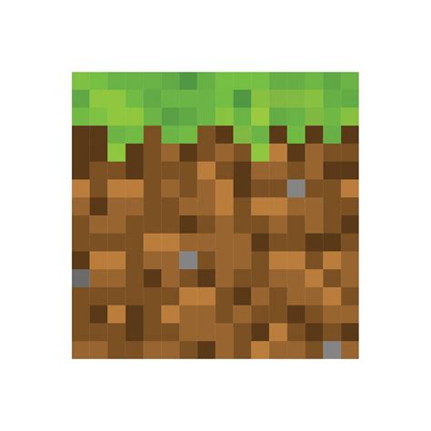 Minecraft Grass Block 2d