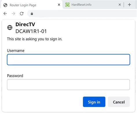 How To Open Up Admin On Directv Dcaw1r1 01