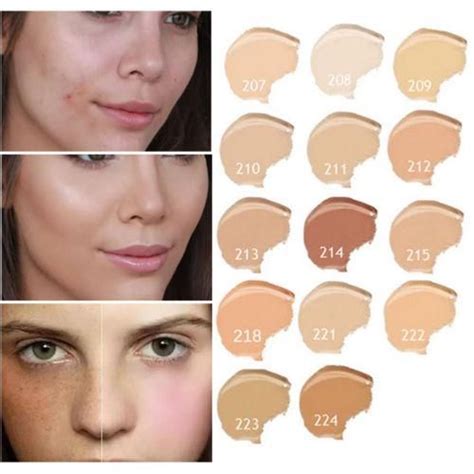 Dermacol Make Up Cover Foundation 30g Concealer Palette Concealer