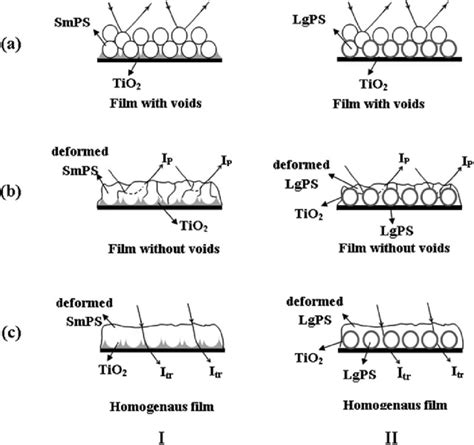 Cartoon Representation Of I Smps Tio 2 Composite Films And Ii