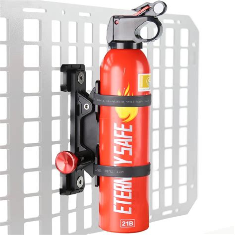 Zhilxn Aluminum Molle Panel Fire Extinguisher Mount Kit For 1 2in Slot