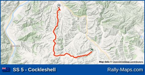 Ss 5 Cockleshell Stage Map Otago Rally 2024 Aprc 🌍 Rally