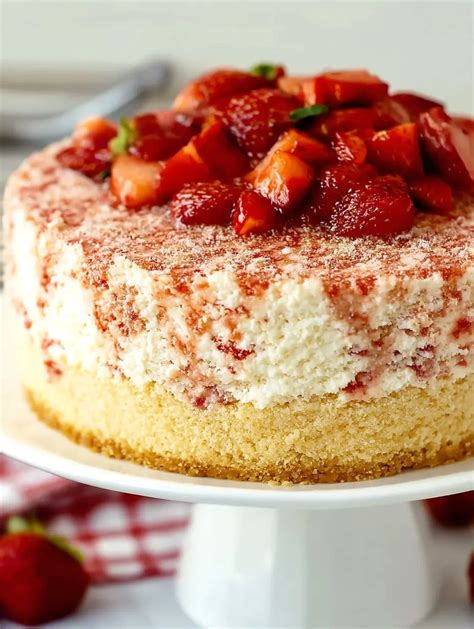 Strawberry Shortcake Cheesecake