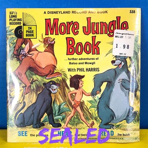 Vintage 1969 Walt Disneys More Jungle Book Record And Book Disneyland 338 New £29 79 Picclick Uk